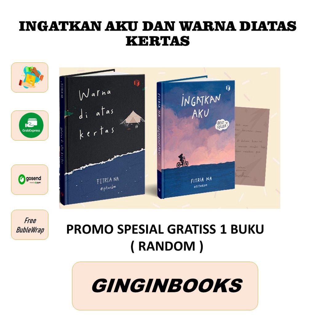 Jual BUKU HARD COVER INGATKAN AKU X WARNA DIATAS KERTAS BONUS 1 BUKU | Shopee Indonesia