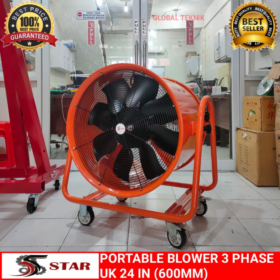 Jual PORTABLE BLOWER 24 INCH / PORTABLE VENTILATOR / INDUSTRIAL AIR ...