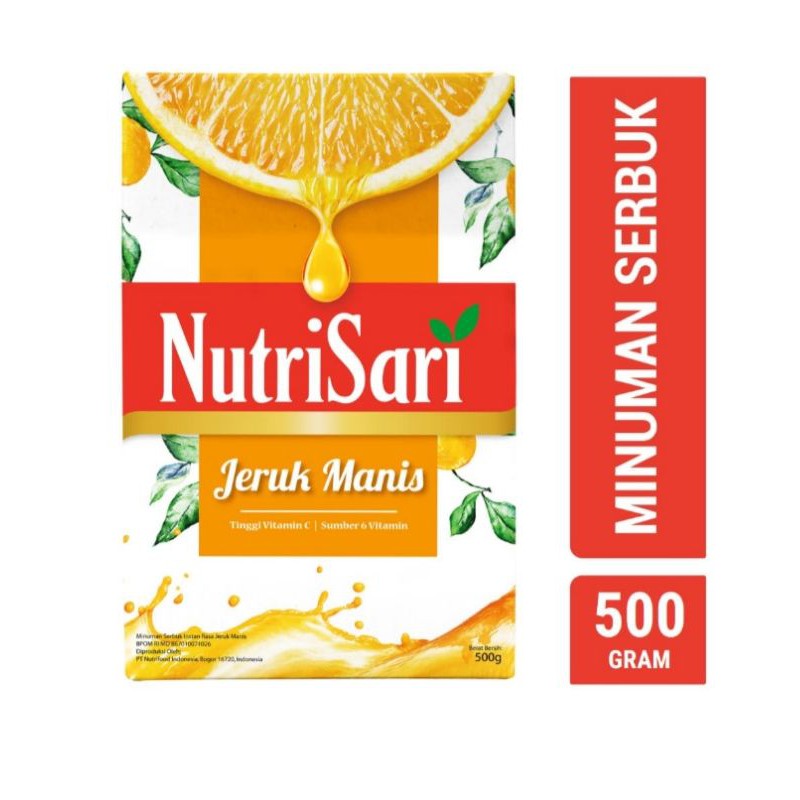 Jual Nutrisari jeruk manis 500gr | Shopee Indonesia