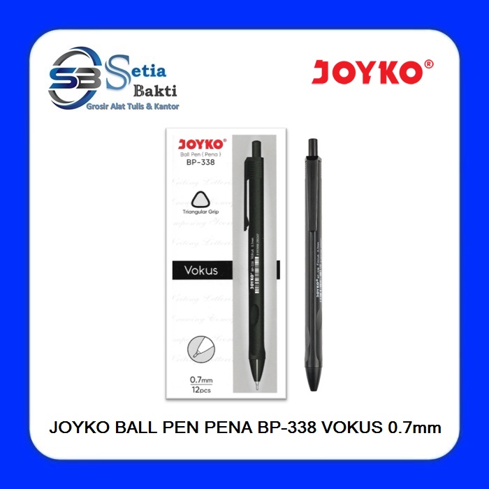 Jual JOYKO Ball Pen VOKUS - Pulpen Pena Joyko BP-338 0.7mm 1 Pak- 12 ...