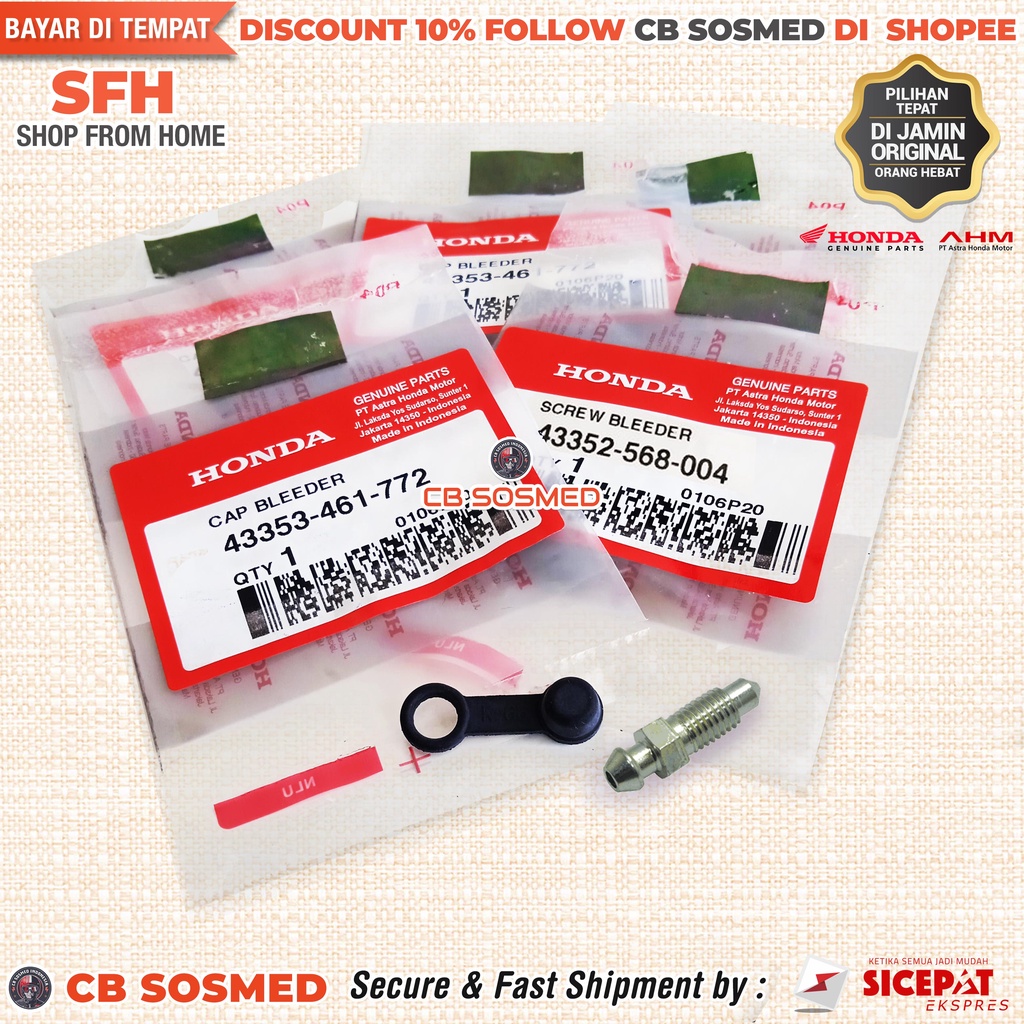 Jual Baut Nepel Kaliper CB150R Old K15 K15G K15M CB 150R LED K45 CBR ...