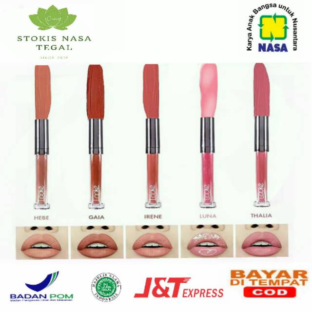 Jual LOOKE HOLY LIPS SERIES ( LIP CREME & LP POLISH ) ORIGINAL NASA ...