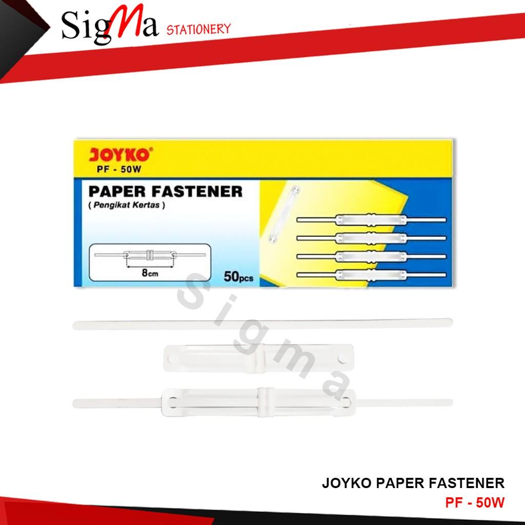 Jual Acco Plastik / Paper Fastener / Pengikat Kertas JOYKO PF-50W | Shopee Indonesia