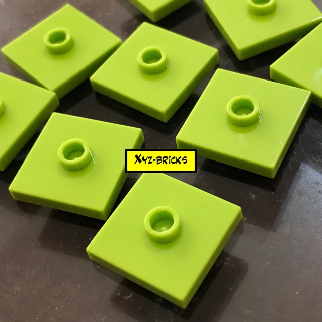 Jual LEGO PARTS 6056291 - Plate 2x2 with 1 Knob Bright Yellowish Green ...