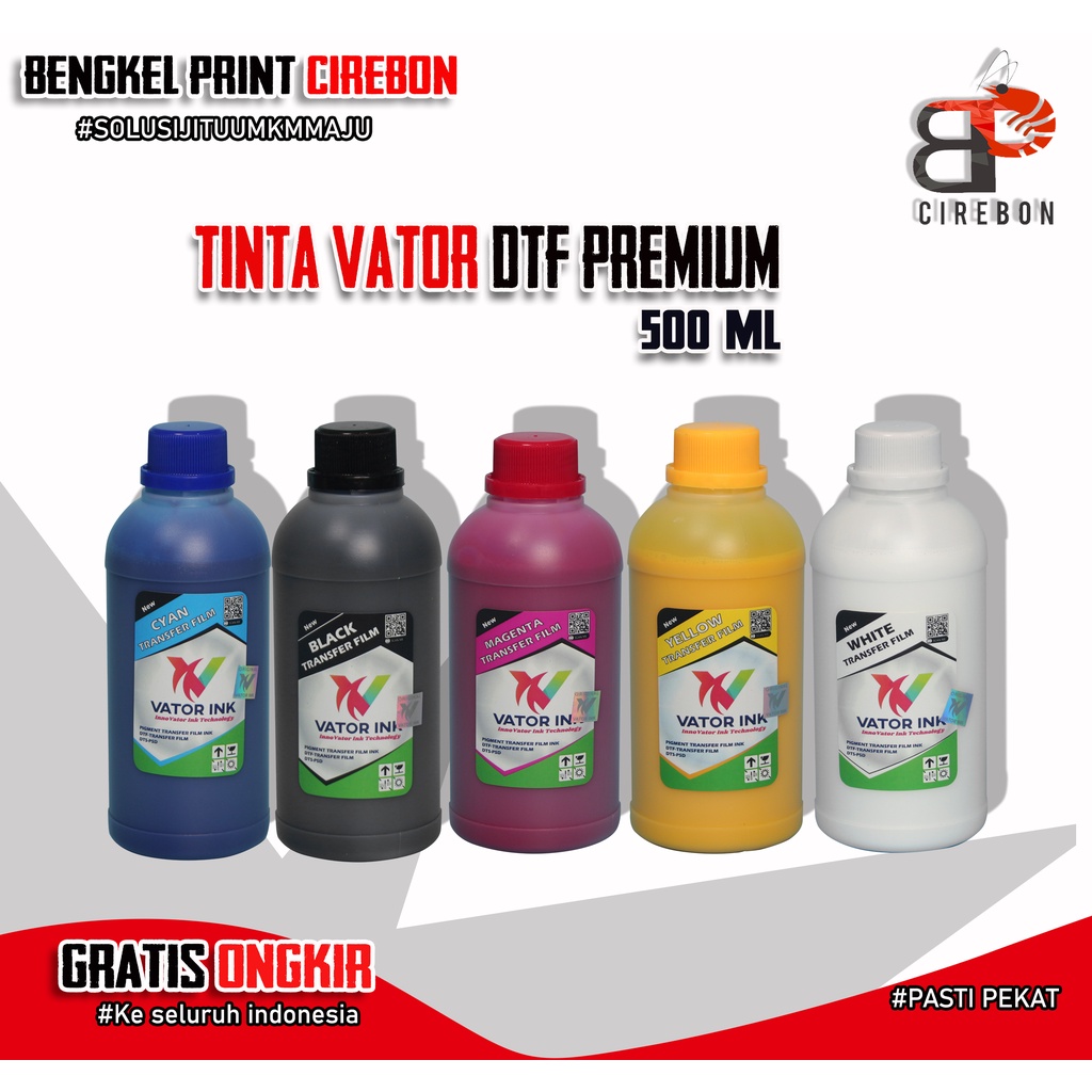 Jual Tinta Vator Ink Khusus for DTF 500 ml| TINTA DTF CIREBON | Bengkel ...