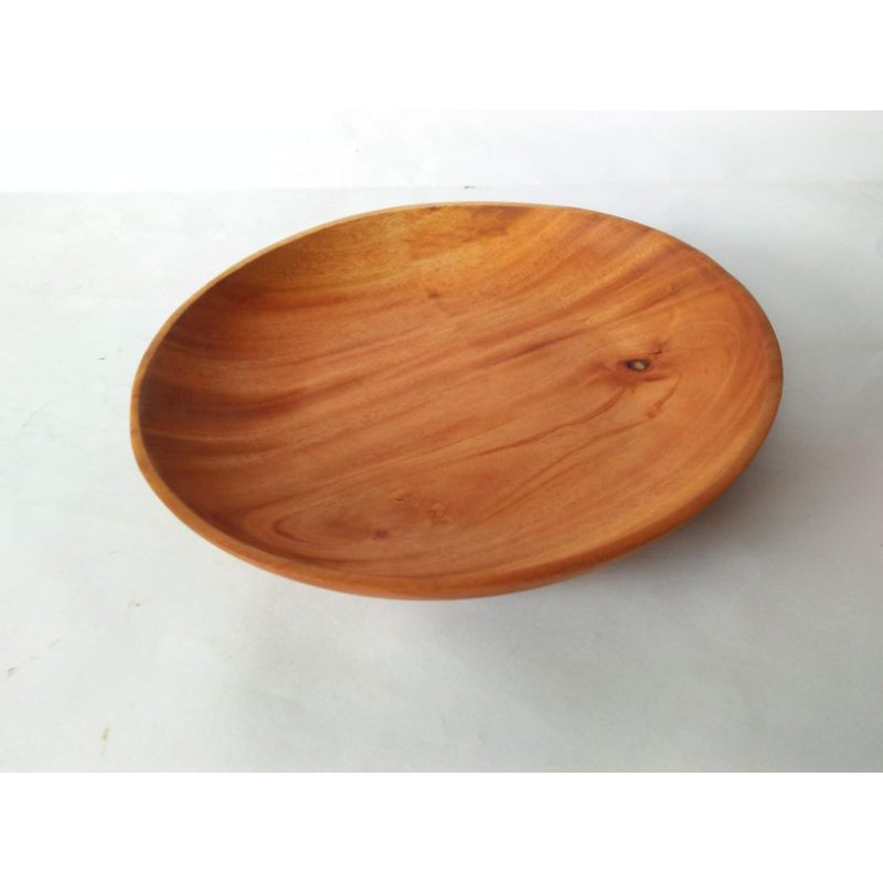 Jual PIRING KAYU 22 Cm | Piring Kayu Unik Plate Wooden Piring Makan ...