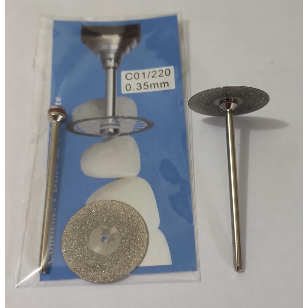 Jual Mata Bur Separating Disk Diamond Plus Mandrill, 2 Sisi, bisa untuk ...