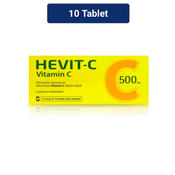 Jual Hevit-C Vitamin C 500 mg 10 Tablet | Shopee Indonesia