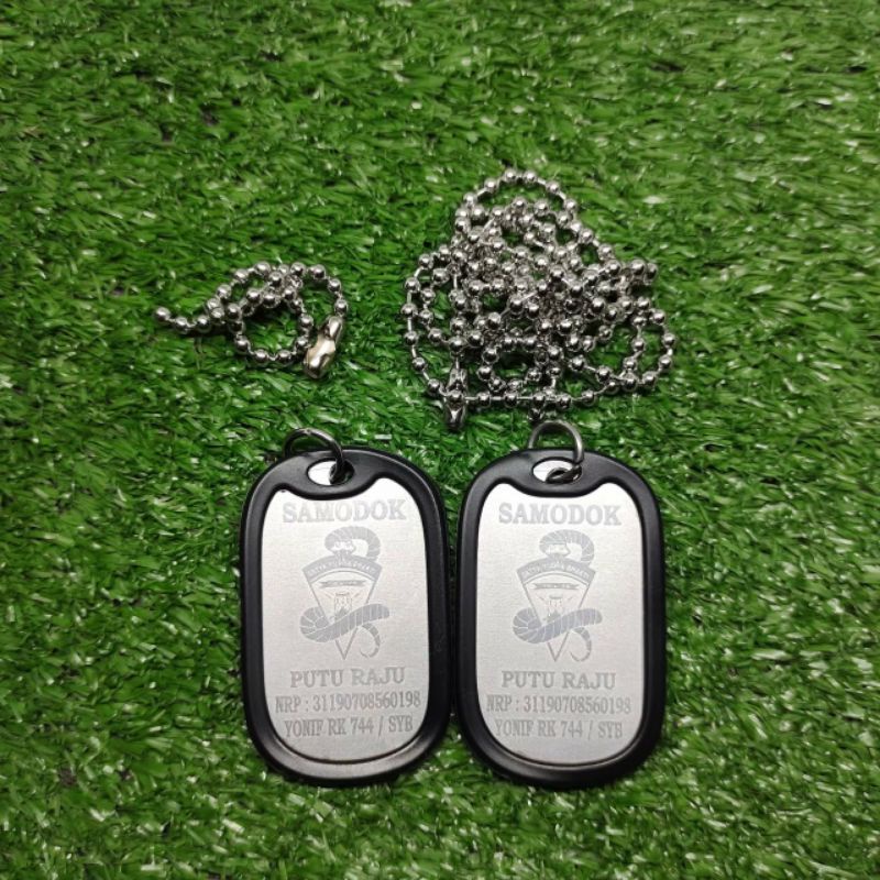 Jual Kalung Tentara Dog Tag Double Plat | Shopee Indonesia
