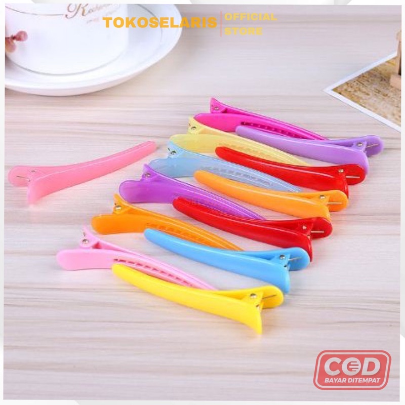 Jual COD Makassar JEPIT BEBEK JEPITAN RAMBUT SALON / JEPIT RAMBUT ...