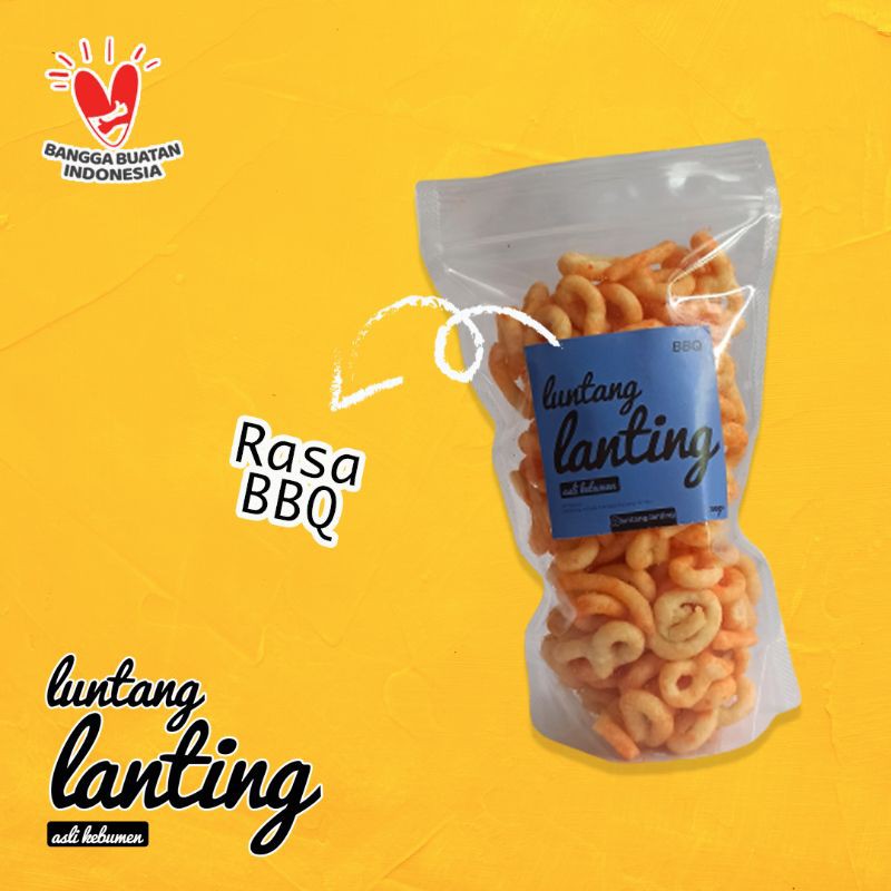 Jual Cemilan Lanting rasa barbeque (BBQ) 100gr | Shopee Indonesia
