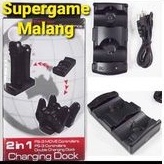 Jual Charging Dock PS3 Stik 2in1 Move Controllers Double 2 In 1 Game ...