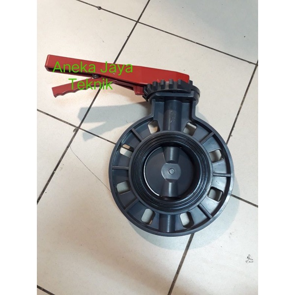Jual Butterfly Valve PVC 4"inch | Shopee Indonesia