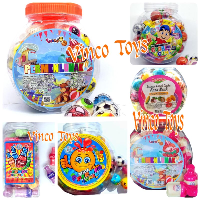 Jual Permen LUNAK trolli luvmi isi selai Permen karet bubble gum Permen ...