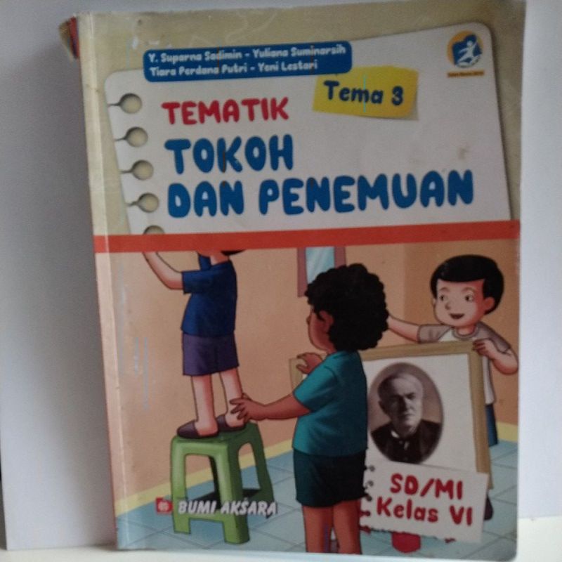 Jual Tematik Kelas VI Tema 3 Tokoh dan Penemuan | Shopee Indonesia