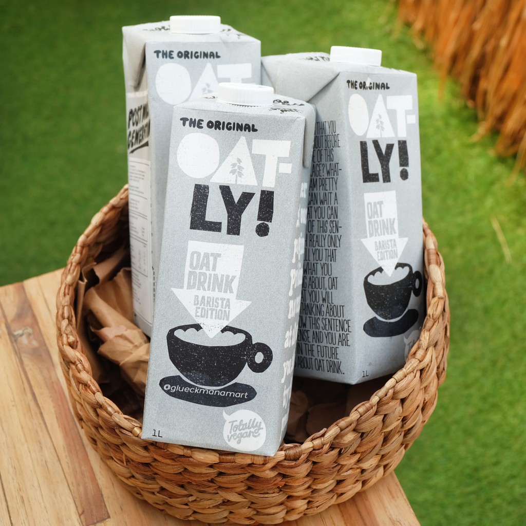 Jual Oatly Oats Milk Barista / Susu oat 1Lt | Shopee Indonesia