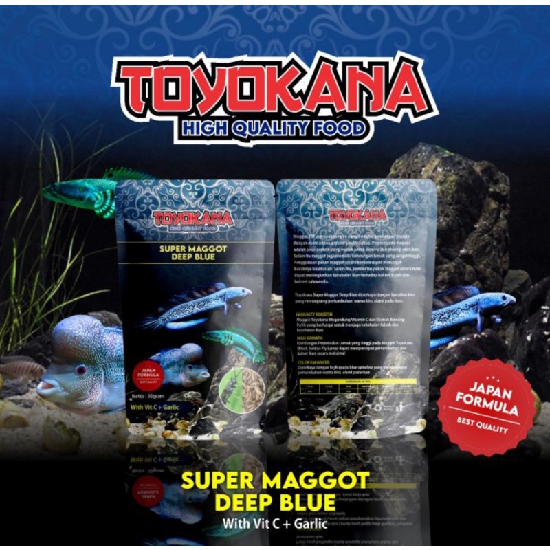 Jual Super Maggot Deep Blue Toyokana 50gr | Shopee Indonesia
