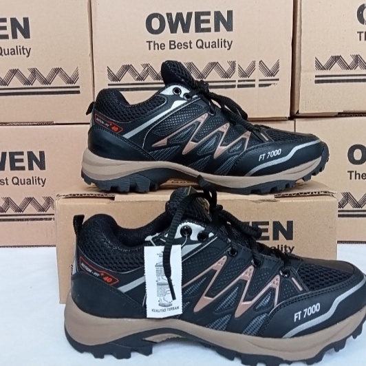 Jual SEPATU TERBARU/SEPATU OWENFT7000 COKLAT HITAM SEPATU MENDAKI ...