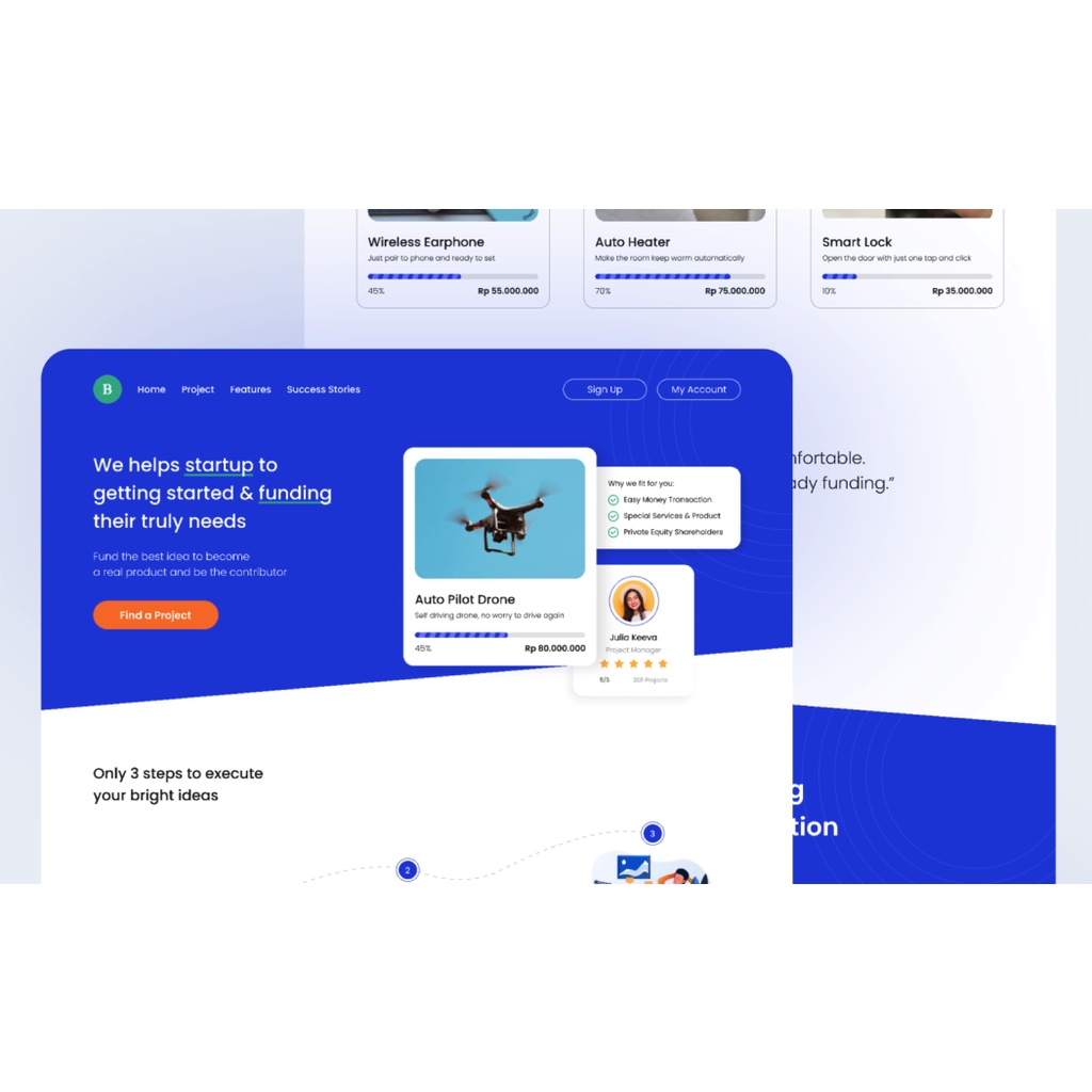 Jual Full-Stack Golang Vue NuxtJS: Website Crowdfunding | Shopee Indonesia