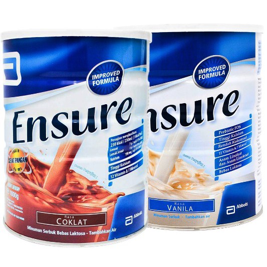 Jual Susu Ensure Rasa Vanila & Coklat 400 Gr Asupan Gizi + Kalsium ...