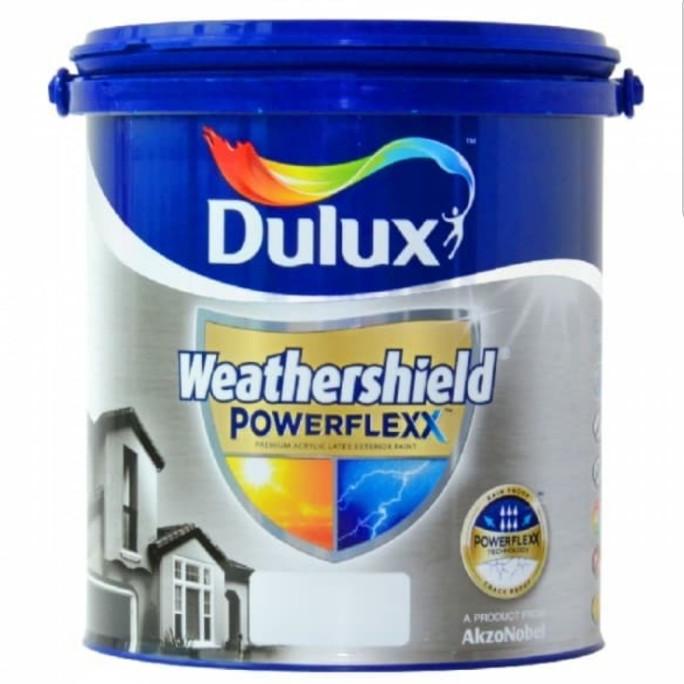 Jual Cat Tembok Dulux Weathershield Powerflexx Brilliant White Bw Pail