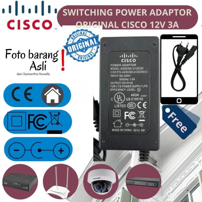 Jual Charger Power Adaptor CISCO ORI Switching 12V 3A power supply ...