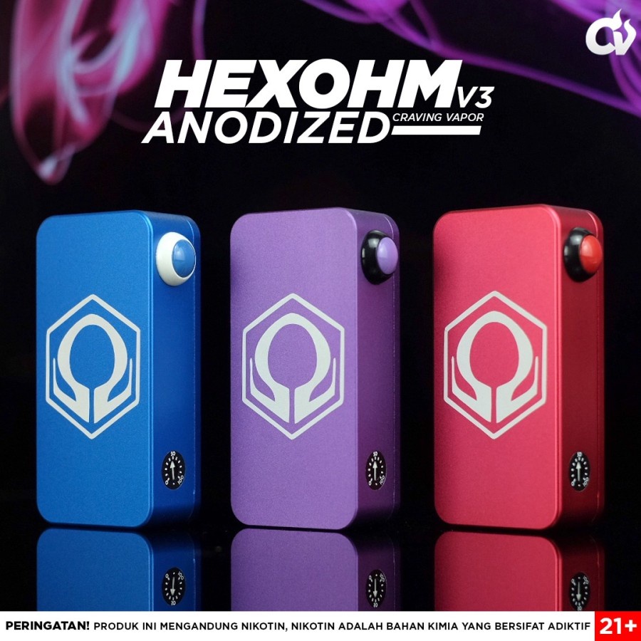 Jual HexOhm v3.0 Anodized guarantee by vapezoo - AUTHENTIC - | Shopee ...