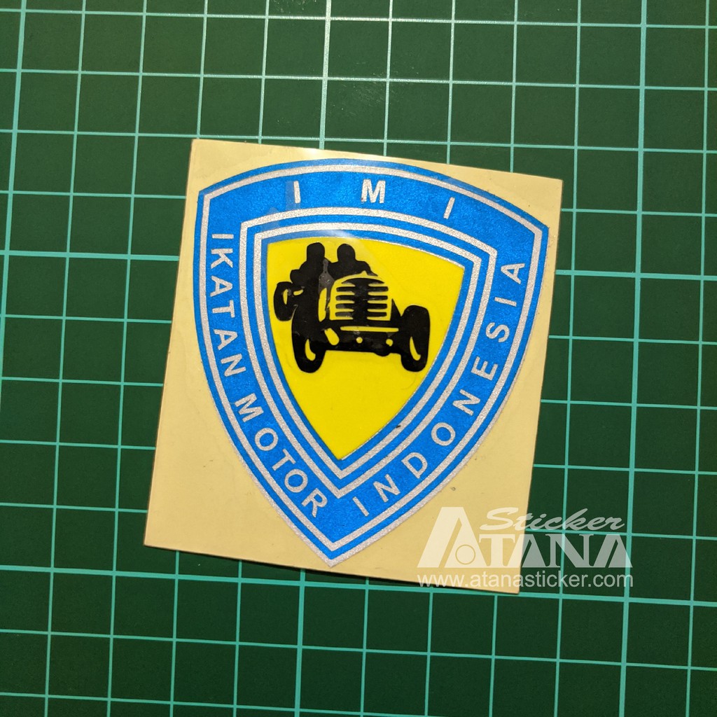 Jual Stiker Cutting Reflective Emblem Logo IMI Ikatan Motor Indonesia 6 ...