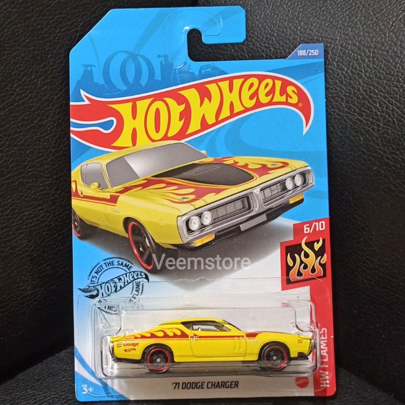 Jual Hotwheels 1:64 Dodge Charger 1971 [Original Mattel] SNI | Shopee ...