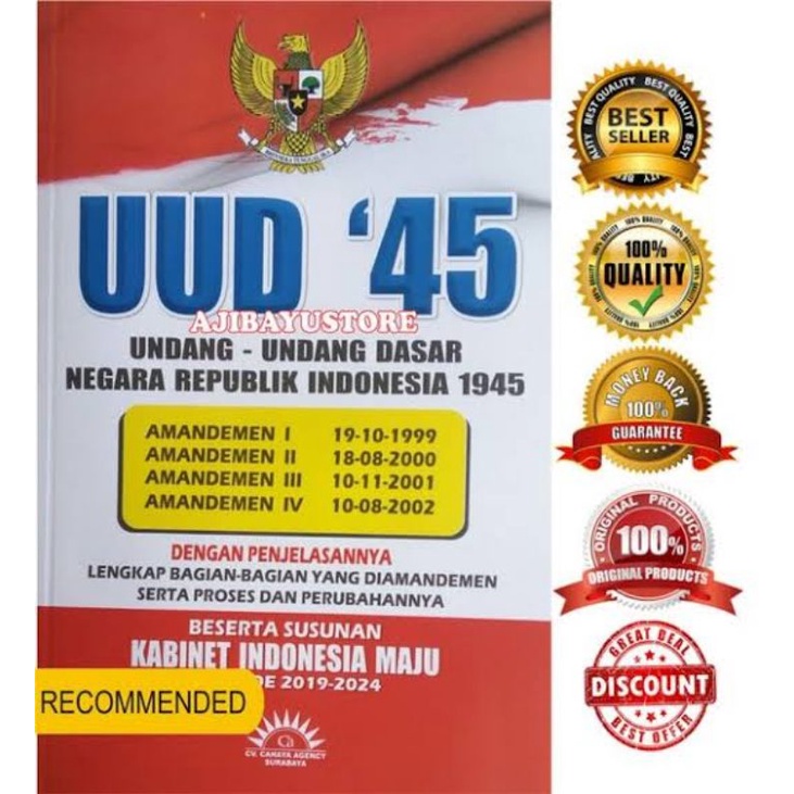 Jual buku saku uud 1945 | Shopee Indonesia