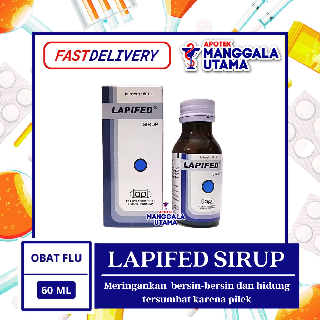 Jual LAPIFED SIRUP ISI 60 ML | Shopee Indonesia