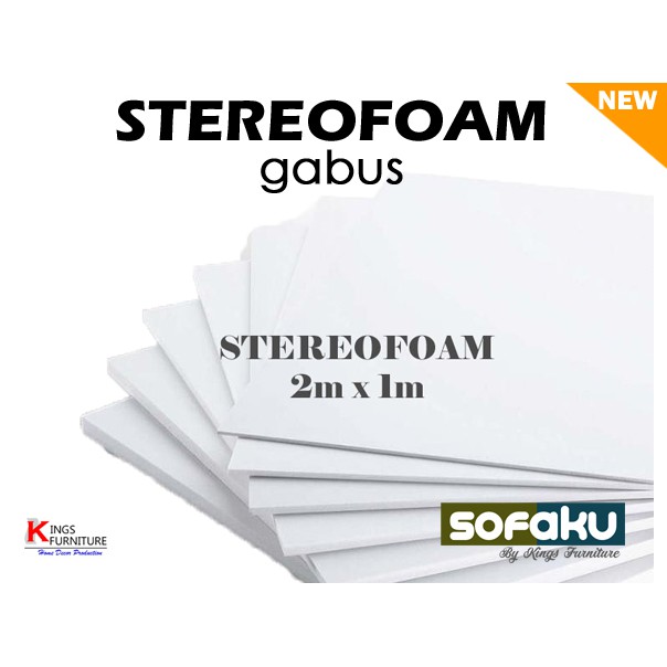 Jual Streofoam Styrofoam Gabus 2m x 1m Full Packing (KHUSUS GOCAR ATAU ...