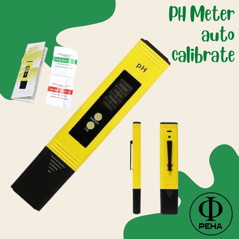 Jual PH Meter Alat Ukur PH Air Auto Calibrate PH-02 + Bubuk Kalibrasi ...