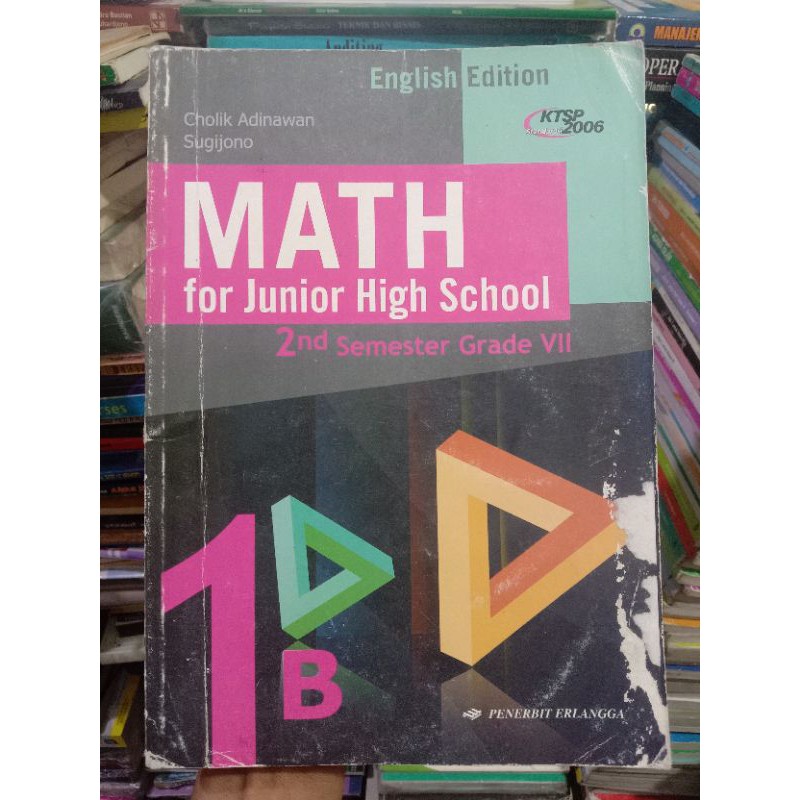 Jual MATH for Junior High School 1B SMP. | Shopee Indonesia