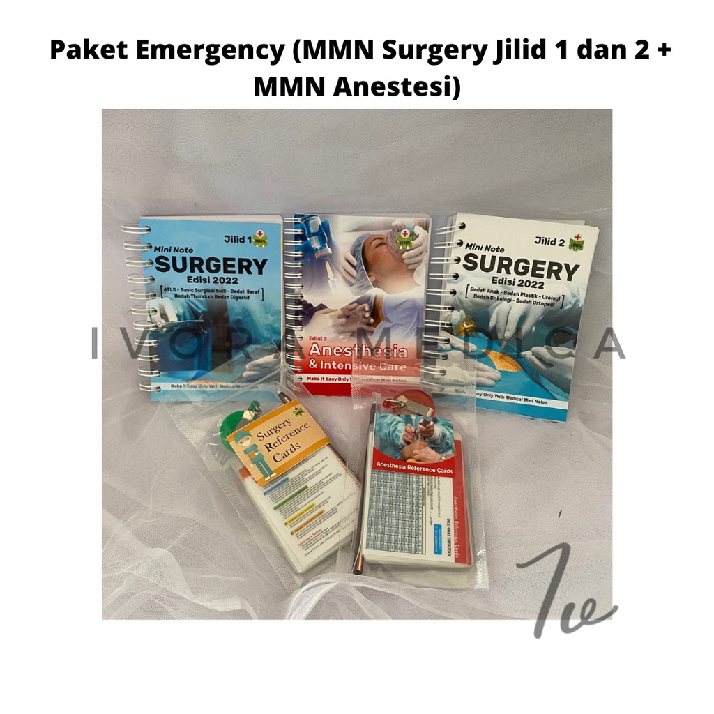 Jual MMN | Paket Emergency (MMN Surgery Jilid 1 dan 2 + MMN Anestesi ...