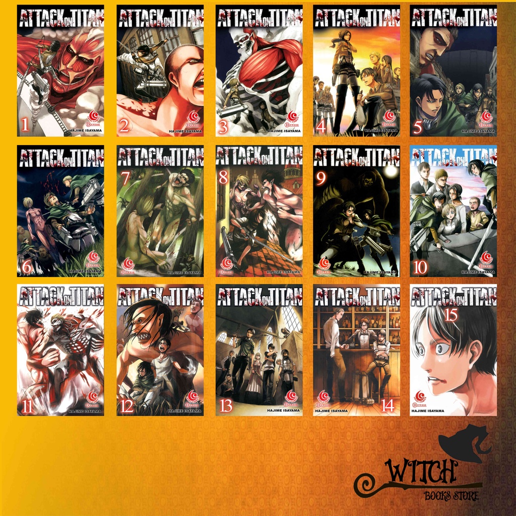 Jual Komik Manga Attack On Titan (Set) | Shopee Indonesia