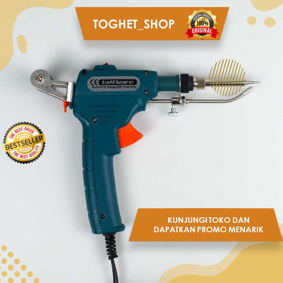Jual Solder Besi Otomatis Tin Gun 60W Solder Timah Besi Otomatis Solder ...