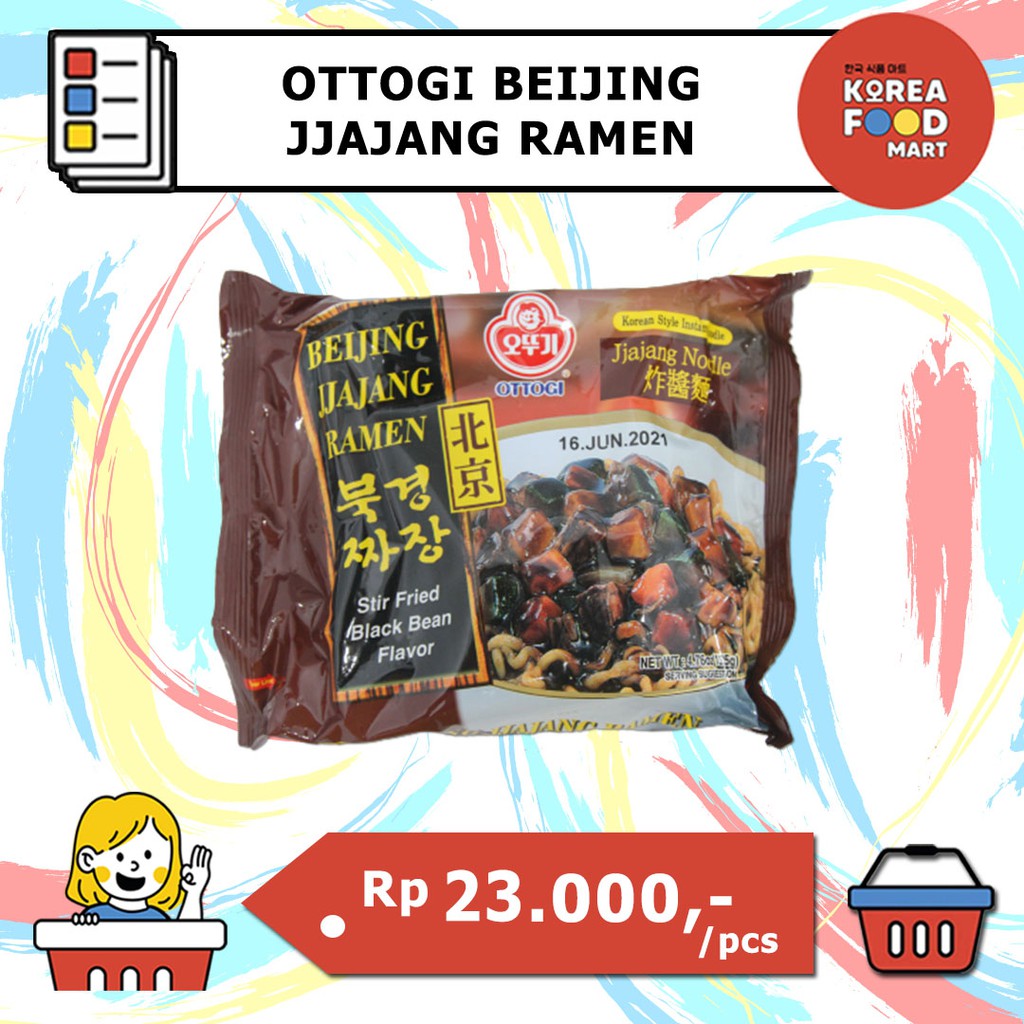 Jual OTTOGI BEIJING JJAJANG RAMEN / MIE INSTAN KOREA RASA KEDELAI HITAM ...
