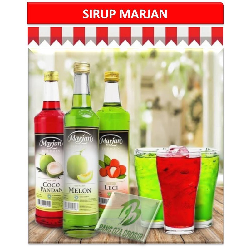 Jual SIRUP SYRUP MARJAN COCOPANDAN MELON 460ML | Shopee Indonesia