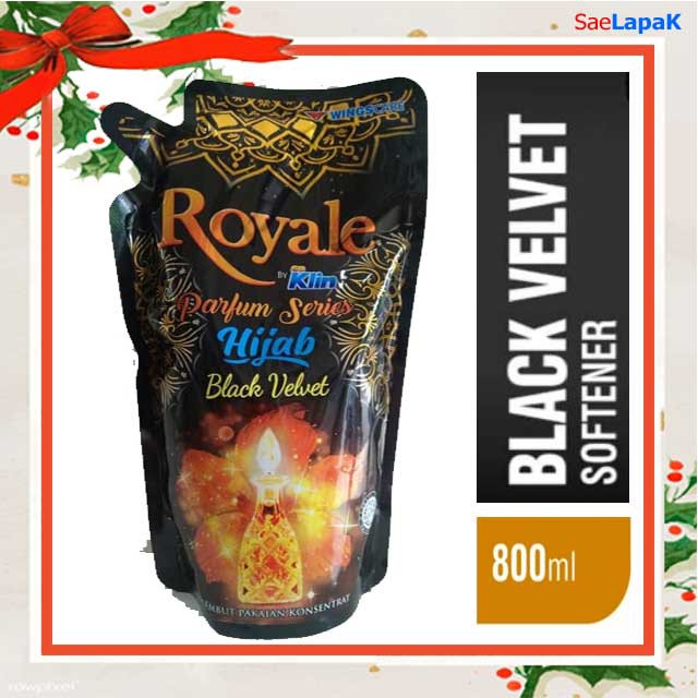 Jual SO KLIN ROYALE HIJAB BLACK VELVET REFILL 800ML | Shopee Indonesia
