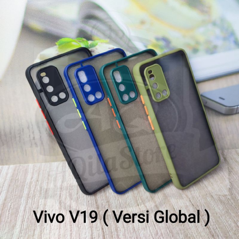 Jual Case Aero Vivo V19 ( Versi Global ) Semi Hardcase Fuze Transparan ...