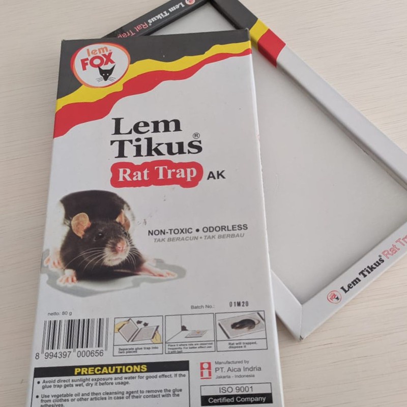 Jual Lem Fox Rat Trap Lem Tikus Original 80 Gr | Shopee Indonesia