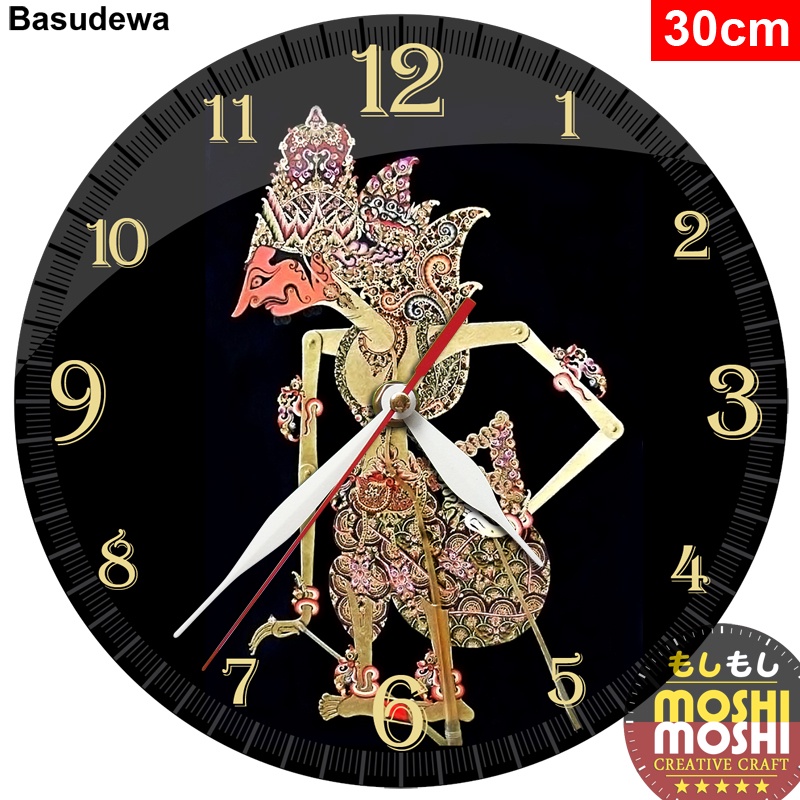 Jual Jam Dinding Wayang Jawa Basudewa bagus | Shopee Indonesia