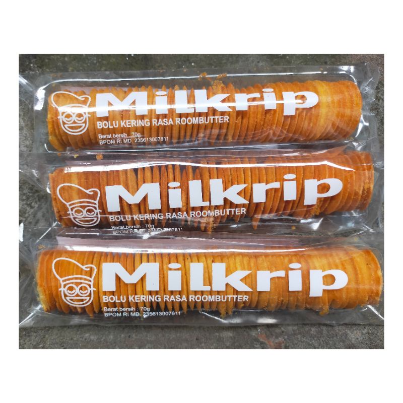 Jual Milkrip bolu kering rasa roombutter | Shopee Indonesia