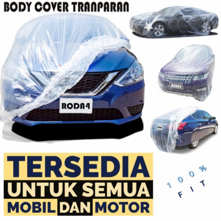 Jual Cover Body Mobil / Sarung Penutup Mobil Transparan / Cover Mobil ...