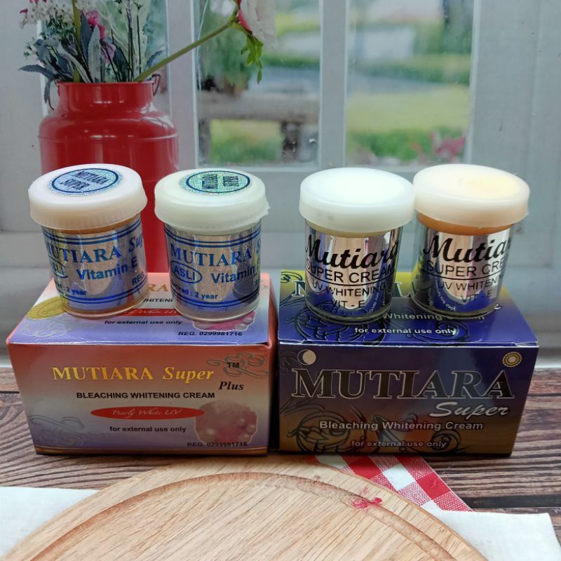 Jual Cream mutiara super 2in1 kemasan set ecer | Shopee Indonesia