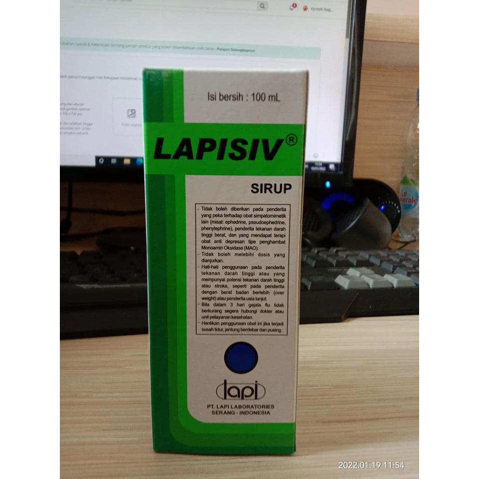 Jual LAPISIV SIRUP BATUK BERDAHAK/KERING DAN FLU | Shopee Indonesia