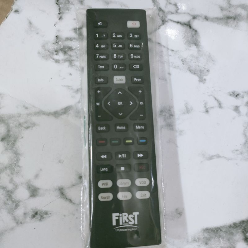 Jual REMOTE REMOT TV KABEL FIRST MEDIA ORIGINAL ASLI HITAM | Shopee ...