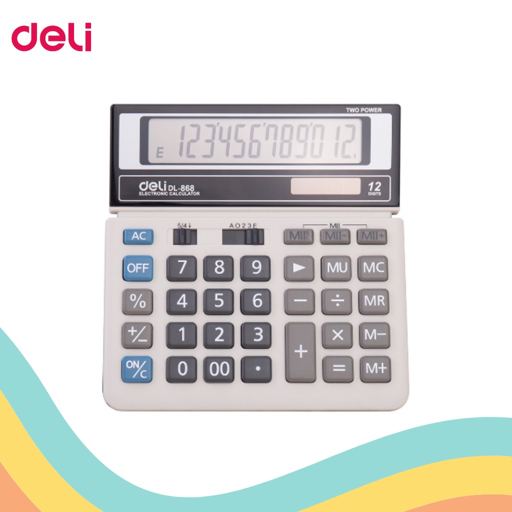Jual KALKULATOR DELI E-868 (1 PCS) | Shopee Indonesia
