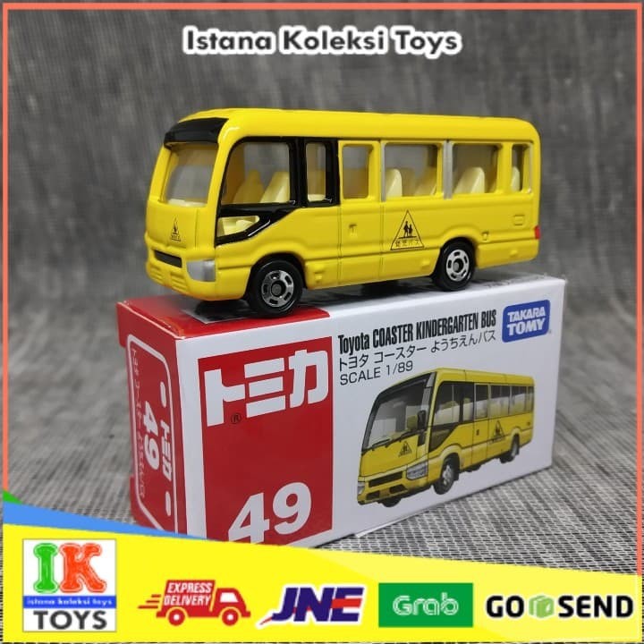 Jual Metal Diecast / Die Cast Mobil Bus Toyota Coaster Kindergarten Bus ...